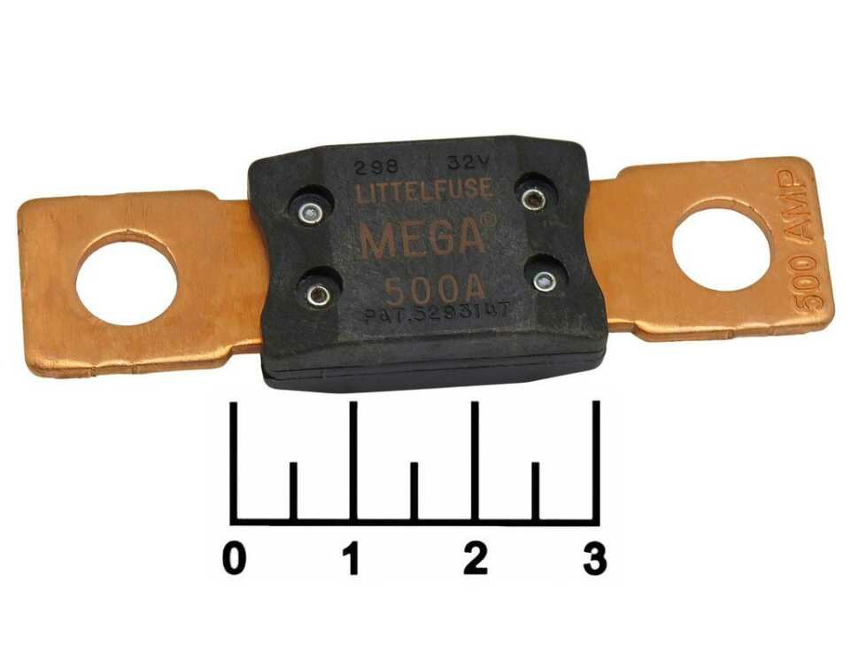 Вставка плавкая пусковая 32V 500A MEGA (предохранитель) (21-0055)