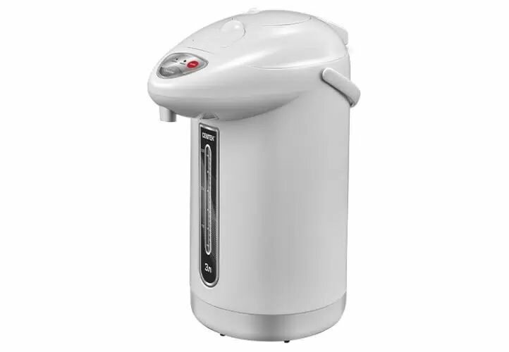 Термопот CENTEK ST-0089, 3 л, белый, ТЭН, металл, LED-индикатор работы — фото 1