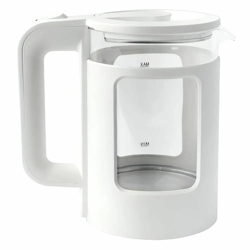 Чайник электрический ND Play Tech, белый, пластик, стекло, подсветка, автоотключение