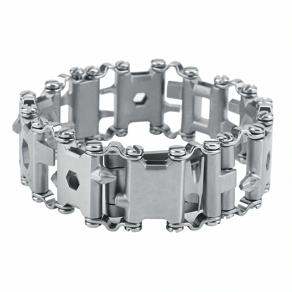 29-в-1 браслет-мультитул из нержавеющей стали (белый)