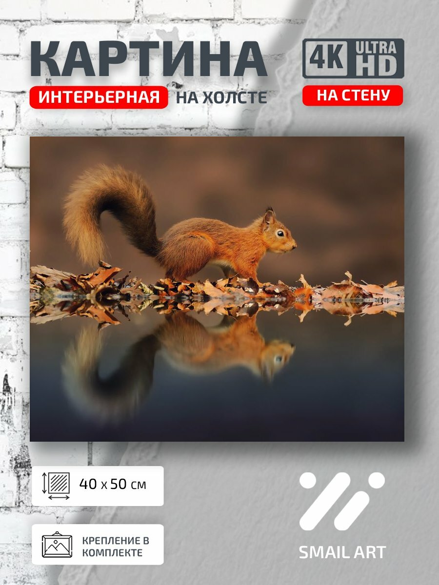 Картина на холсте интерьерная 40 на 50 на стену Вода Landscape для гостиной пейзаж интерьер