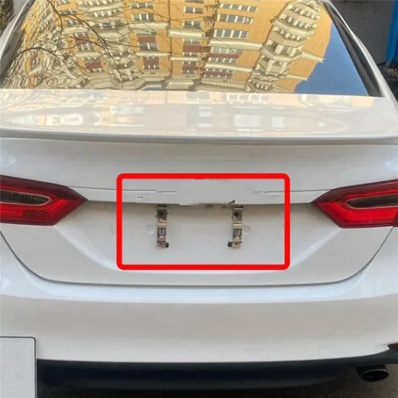 Зажимы для держателей номерного знака прицепа из 4 предметов — нержавеющая сталь, подпружиненная, идеальные прицепы и караваны