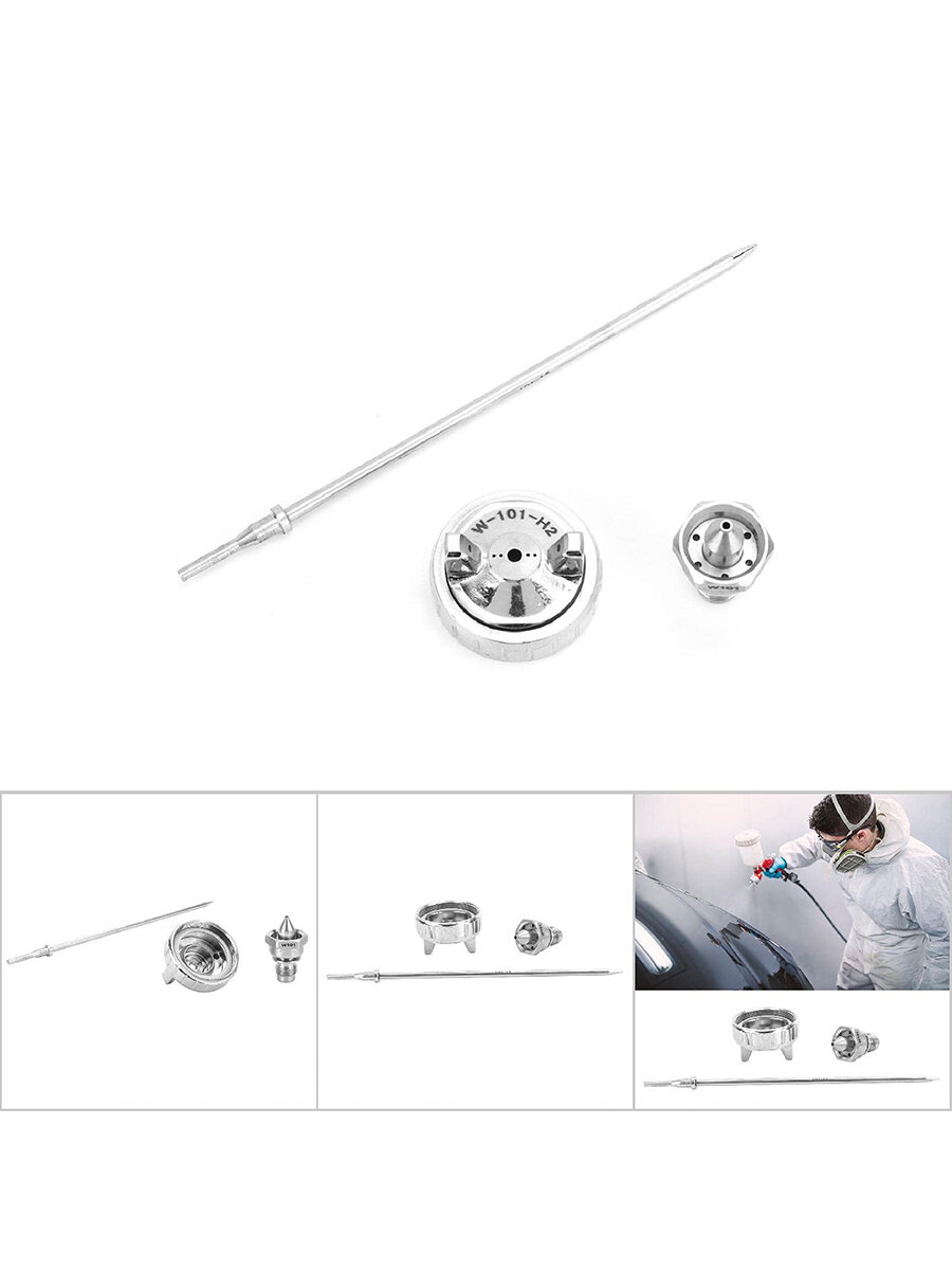 Сопло для краскопульта W-101 с иглой и форсункой, 1.5 мм, H2