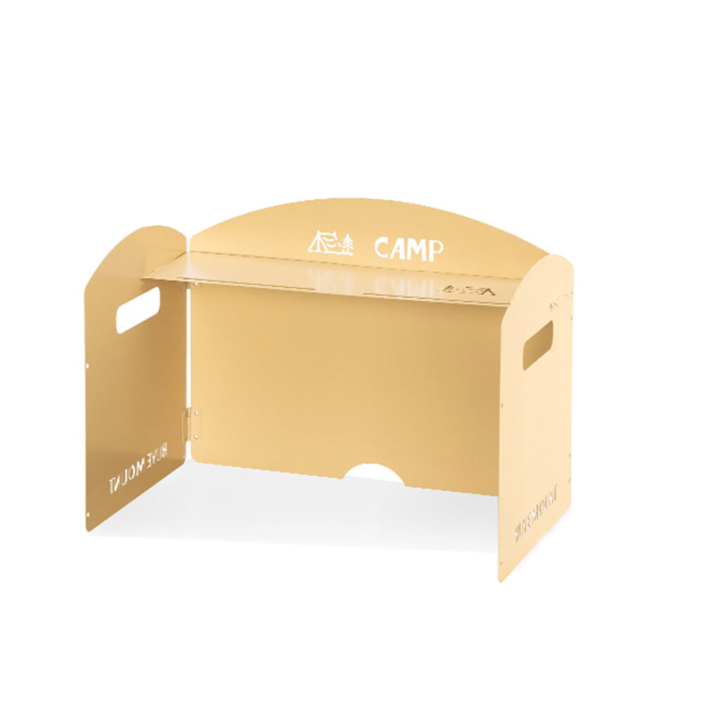 Foldable Camping Wind Shield Portable Gas Stove Windproof Screen для BBQ Cooking, материал: сталь, цвет: черный/белый/хаки/армейский зеленый (по выбору), размер: 42*25*30см/16.5*9.8*11.8дюймов, вес: 1.7кг/3.7фунта, комплект: 1*Защитный экран для газовой