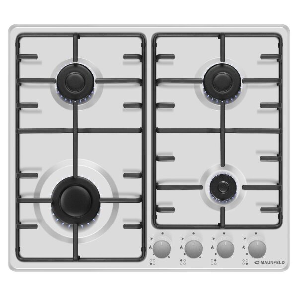 Встраиваемая газовая панель независимая Maunfeld EGHE.64.3STS-EW