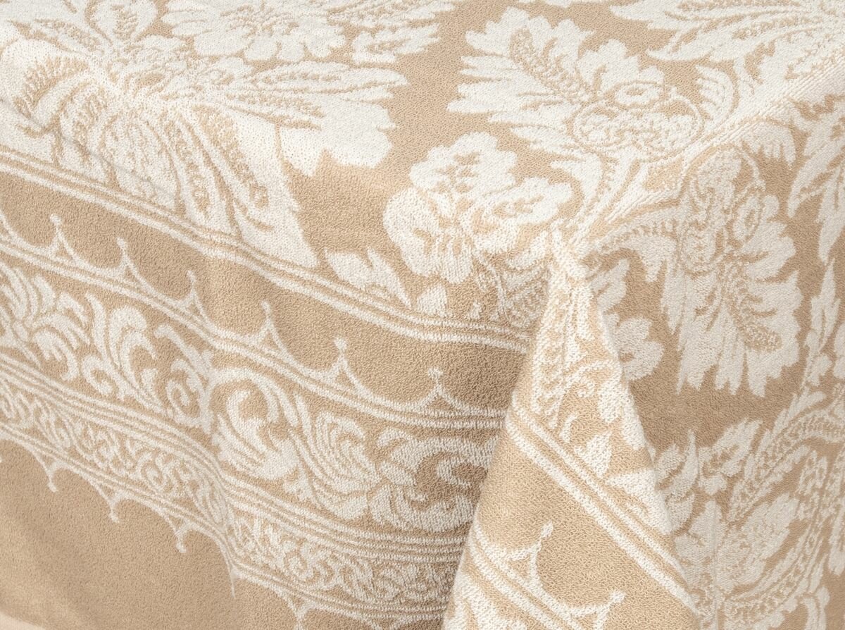 Плед-Простыня лен с хлопком махровая "Гранд" 208х200 см. Речицкий