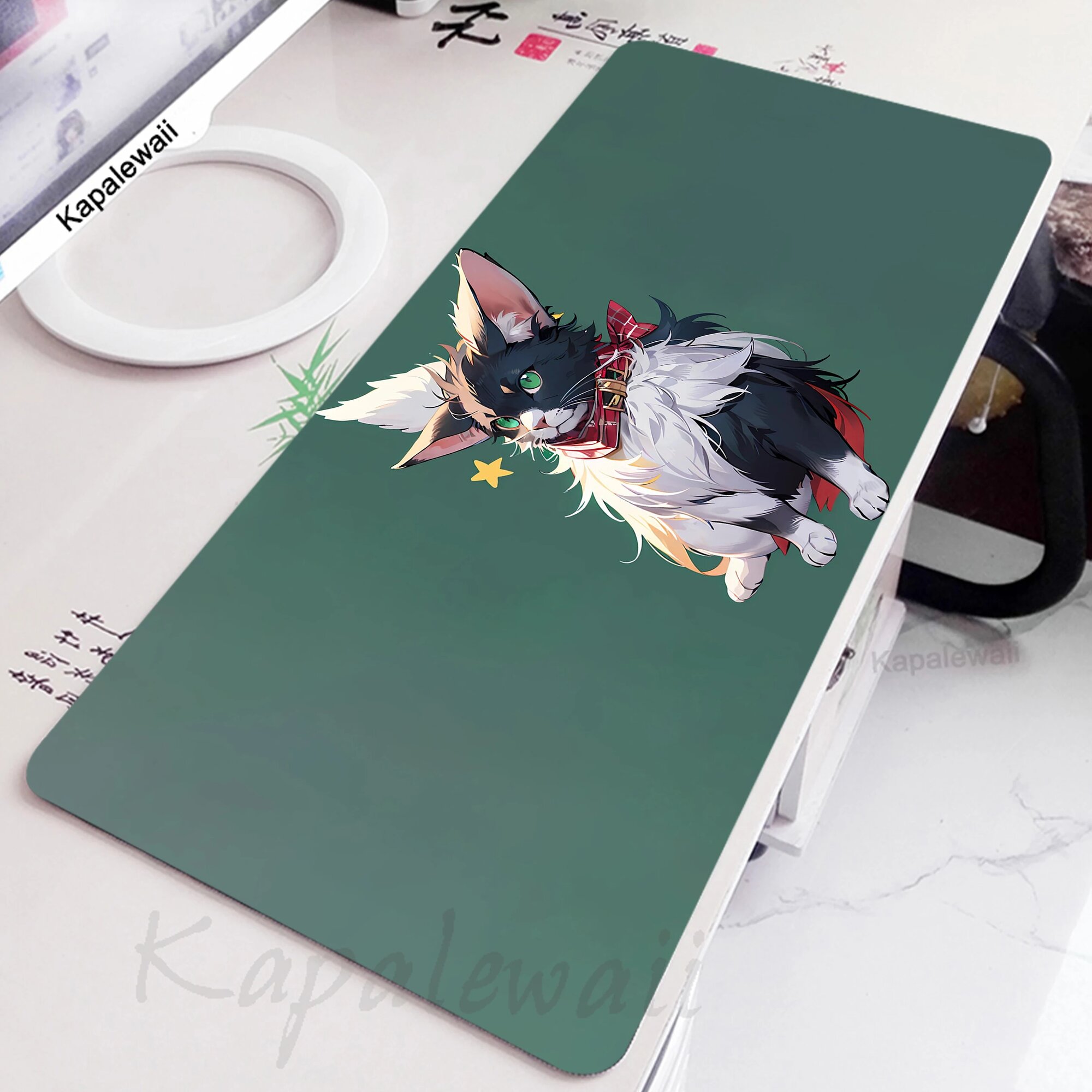 Коврик для мыши Sakura Cat XXL Kapalewaii 300x700x3mm, Kawaii Cute Cat (5)