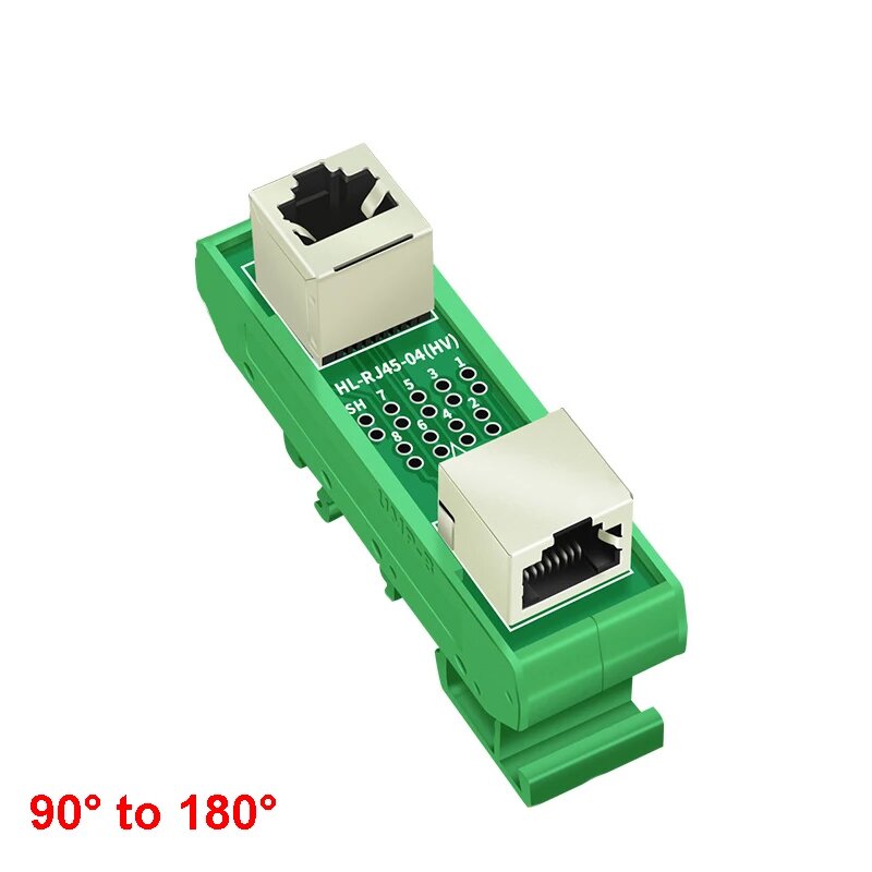 Разветвитель RJ45 JCD для DIN-рейки 90 to 180