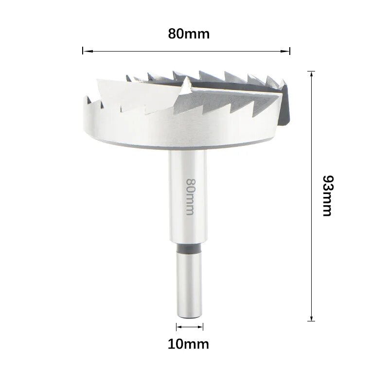 Сверла Форстнера CHINNCC 6-85 мм для дерева 80mm(3.15in)
