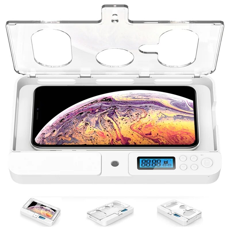 AB11-Timed Phone Lock Box для телефонов Iphone и Android помогает детей, студентам, взрослыми, фокусирующими назад, предотвратить чрезмерные игры