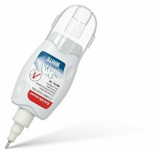 Корректор Erich Krause ARCTIC WHITE, металл. наконечник, 10 мл