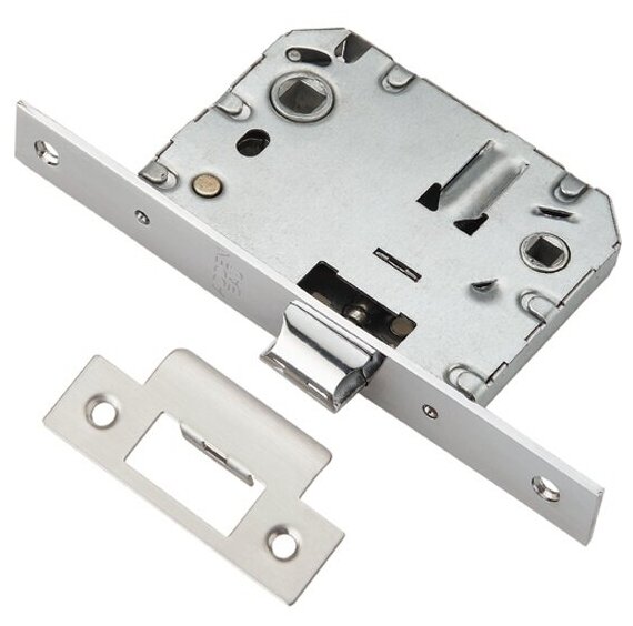 Защелка врезная механическая Adden Bau WC 5070 CHROME, сантех, Хром