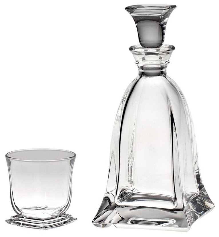 Набор для виски, 1 штоф 750 мл + 6 стаканов (320 мл)