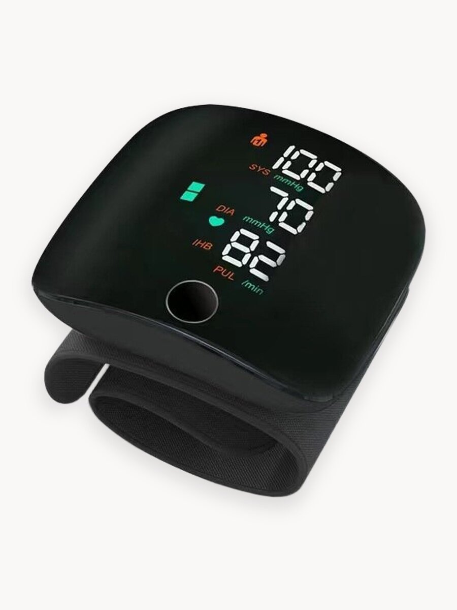 Тонометр , с голосовым оповещением, универсальная манжета, черный