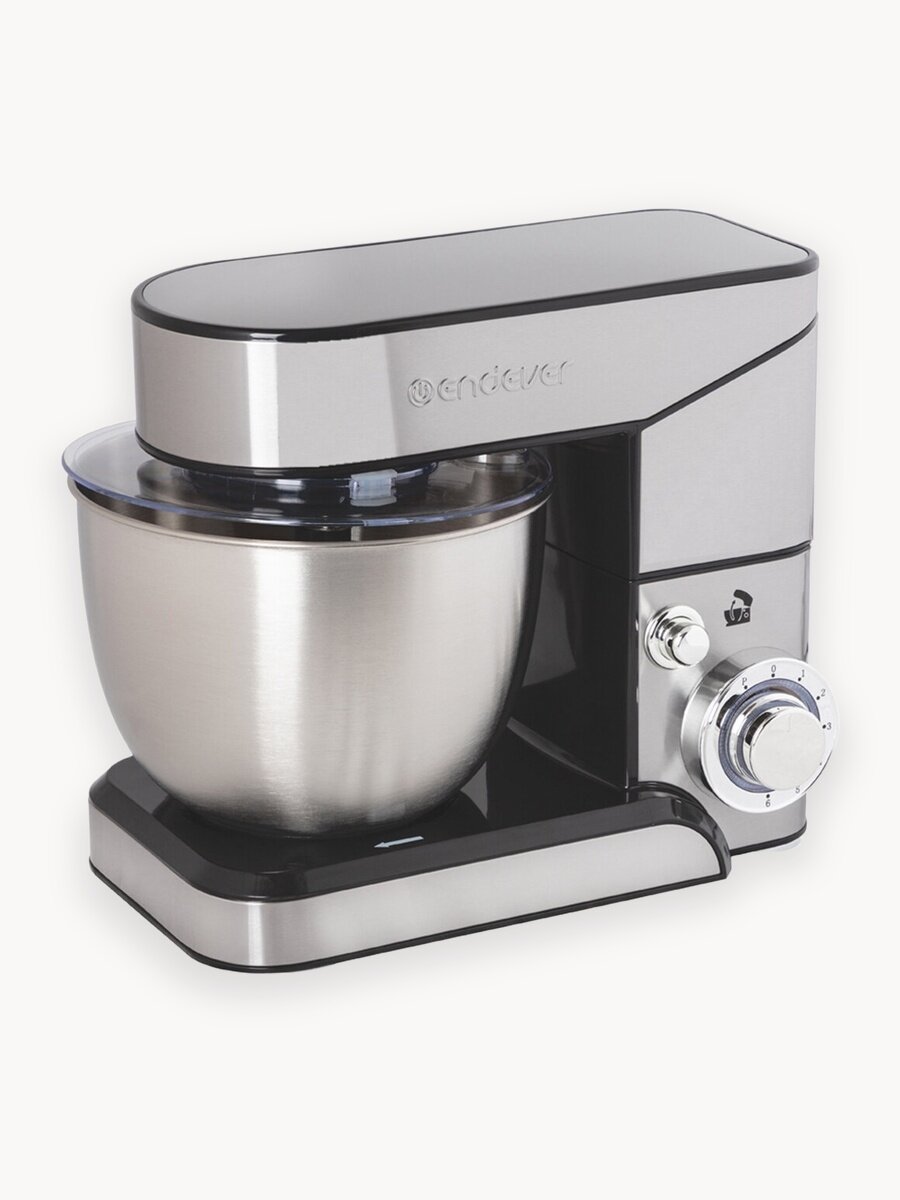 Планетарный миксер Endever Sigma-17, 1100 Вт, 4л, серебристый, защита от перегрева и брызг