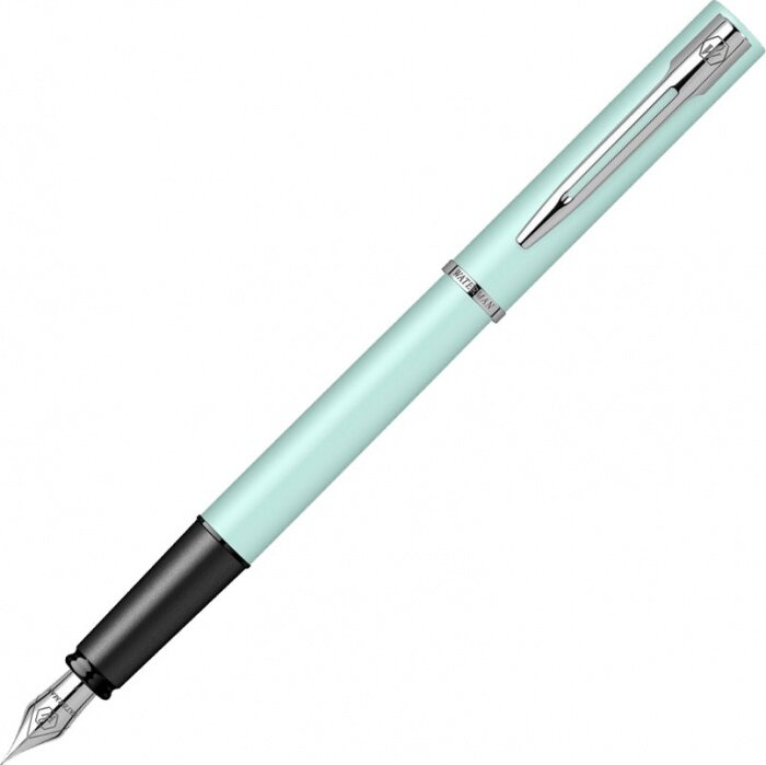 Waterman 2105302 Ручка перьевая waterman graduate allure, pastel green ct (перо f)