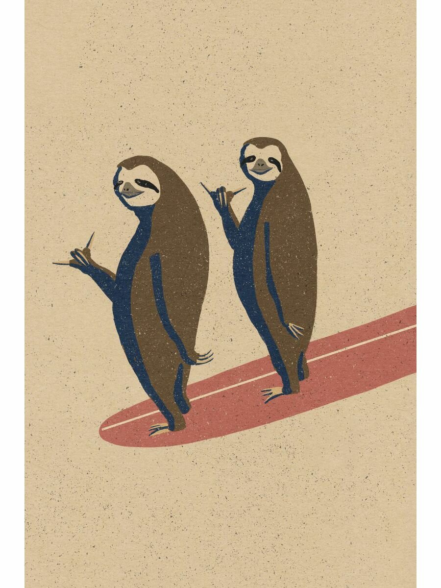 Постер "Ленивцы серфингисты"