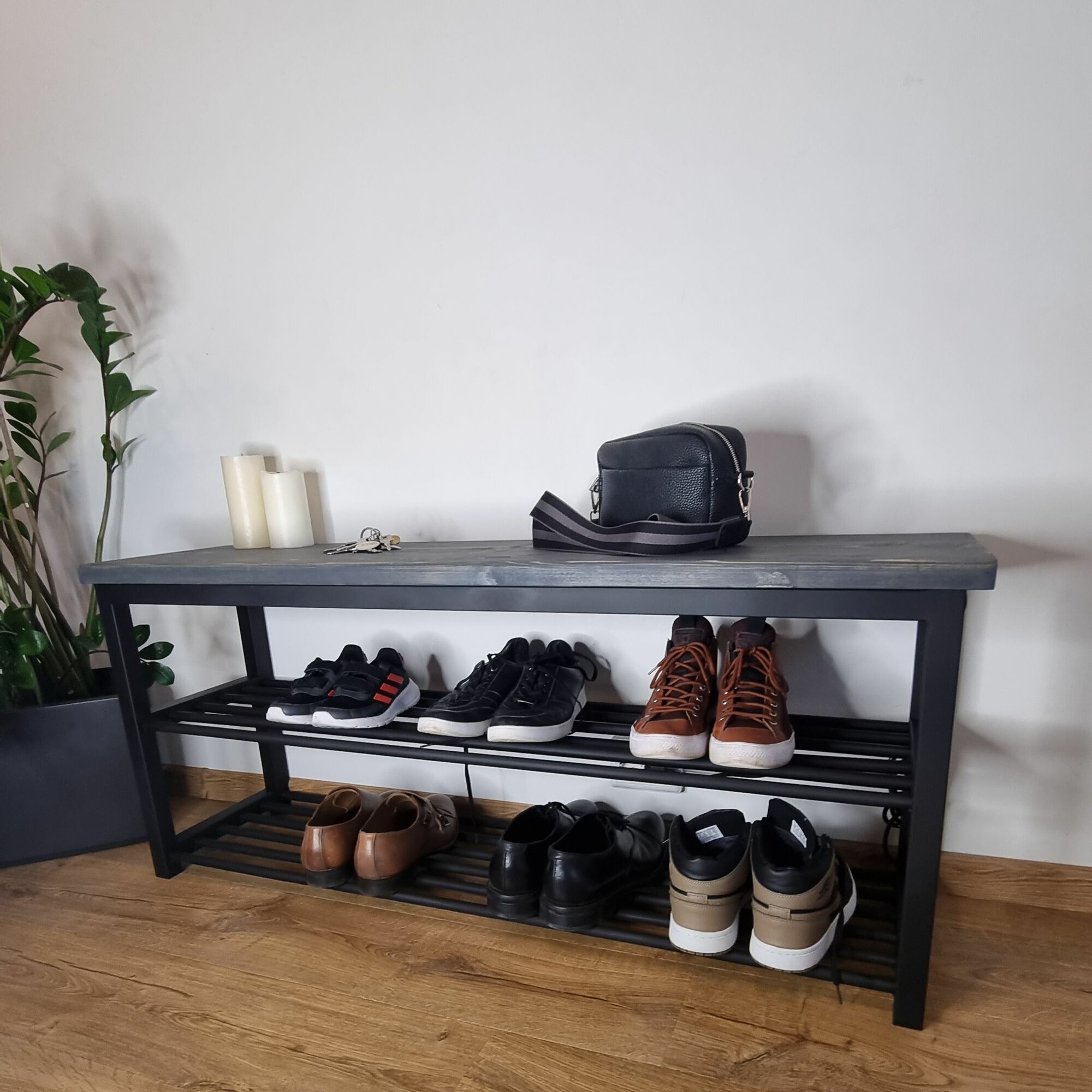 Обувница от Casadelavida с функцией сушки для обуви. Размеры: 1200мм*300мм*510мм цвет Серый