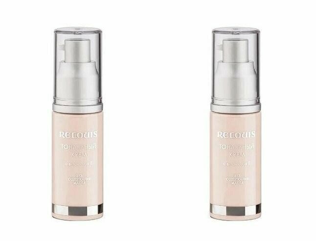 Relouis Тональный крем для лица с витамином Е, тон 40 слоновая кость, 30 мл - 2 шт