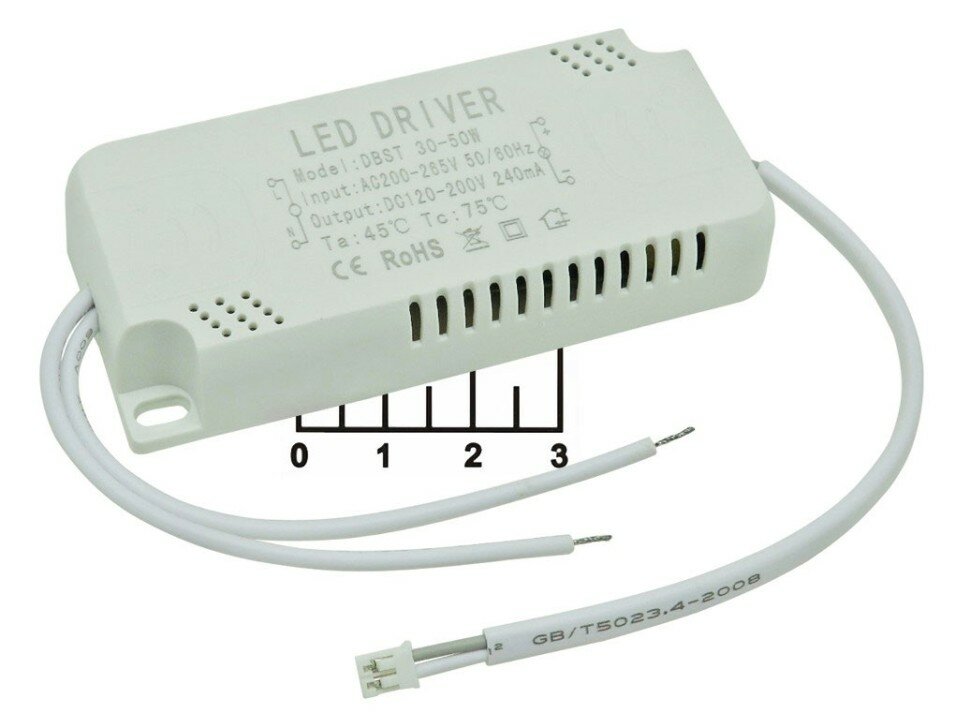 Драйвер светодиода 240mA/120-200VDC 200-265VAC DBST30-50W