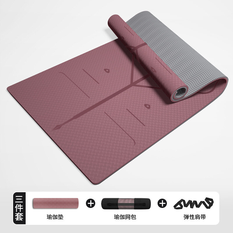 Производитель экстра-широких йога-матов из TPE, утолщенный нескользящий фитнес-мат, звукоизоляционный мат для прыжков, напольный мат для домашнего танца, оптовая продажа