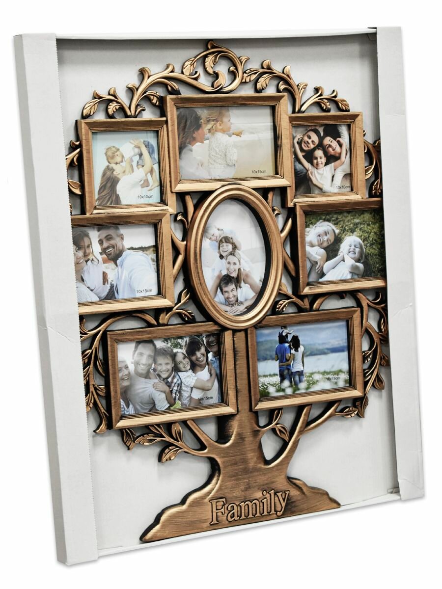 Фоторамка - коллаж "Семейное древо" / 8 фотографий / Kubanstar