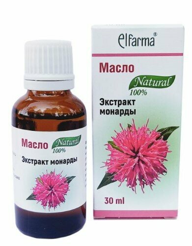 ELFARMA Масло косметическое экстракт Монарда 30мл Эльфарма