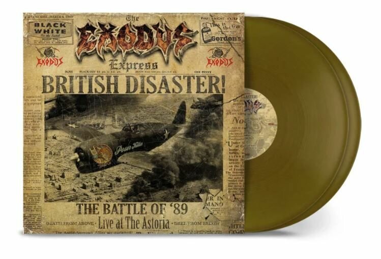 Виниловая пластинка Exodus - British Disaster! The Battle Of '89 (Live At The Astoria) 2-LP Gold