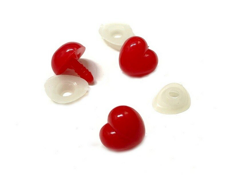 Совушка 29544 Носик - сердечко с фиксатором, 17 х 15 мм