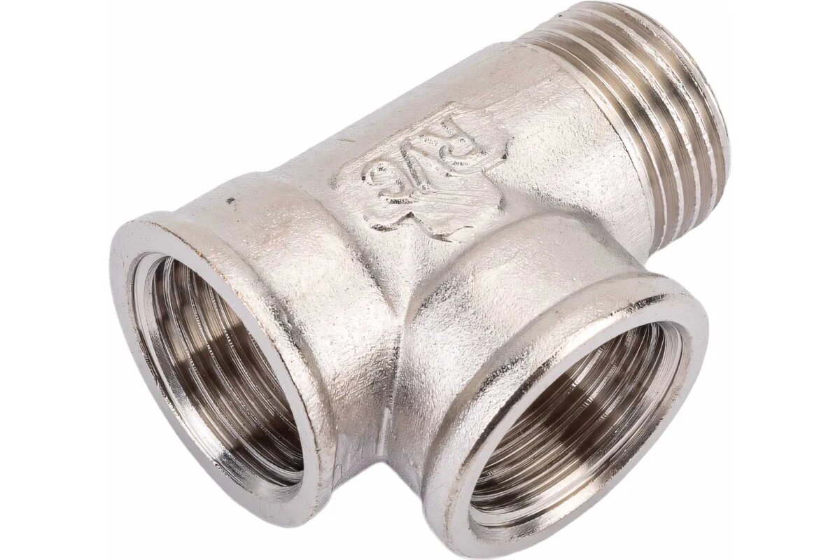 Rvc тройник 1/2 г x 1/2 г x 1/2 ш - соединение трубной системы, резьба G 1/2