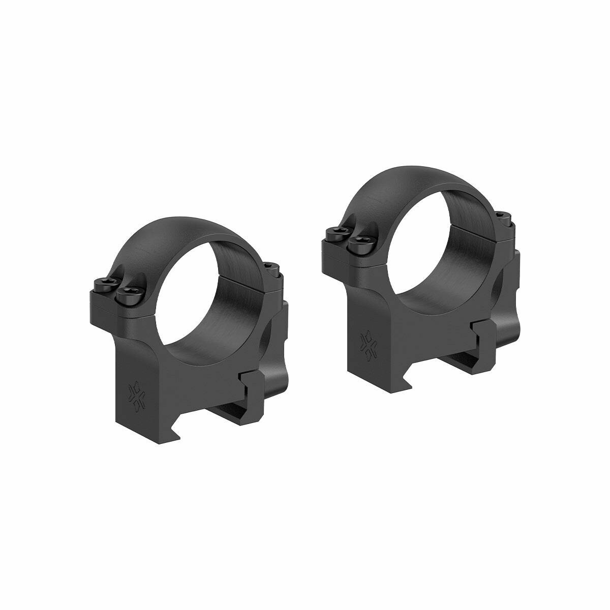 Быстросъемные Кольца Vector Optics, Стальные, D30Мм, Weaver, Низкие, h19Мм, (Xasr-Sq11) Рычажные