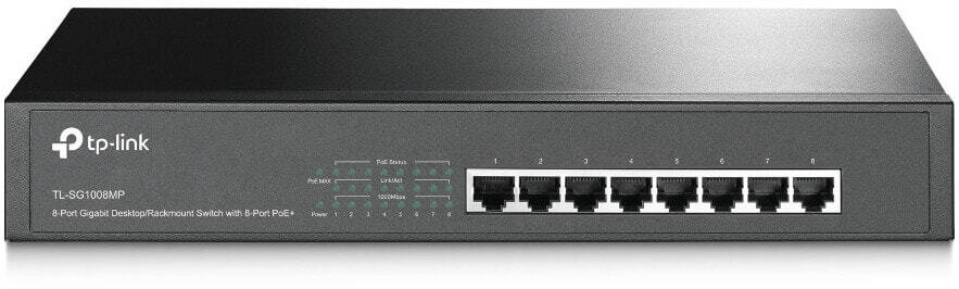 Коммутатор PoE TP-LINK TL-SG1008MP