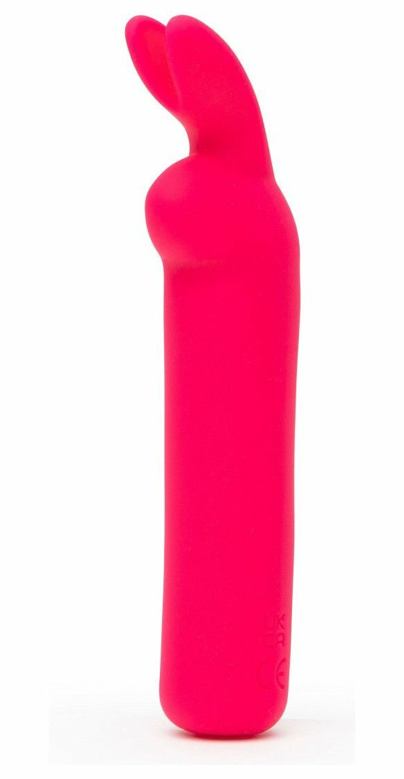 Розовая вибропуля с ушками Rechargeable Rabbit Ears Bullet Vibrator Happy Rabbit
