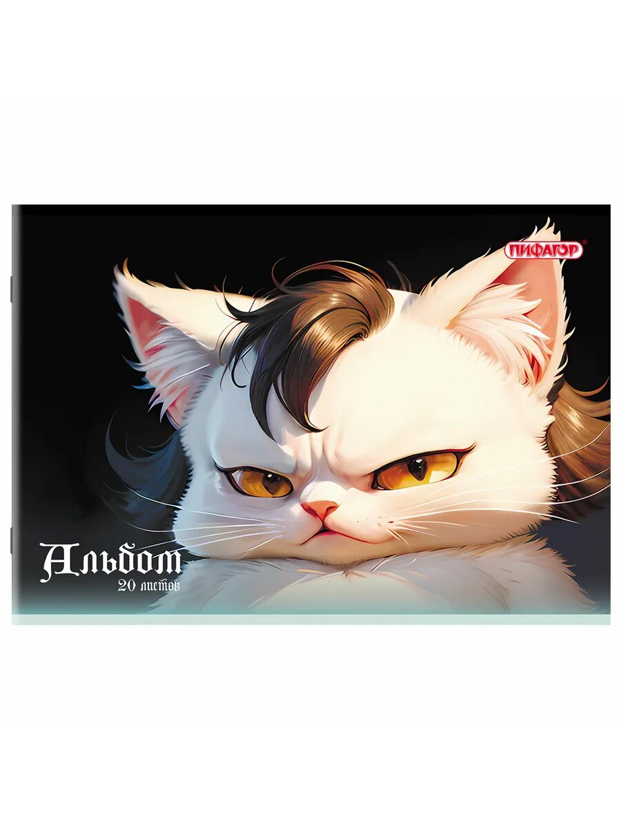 Альбом для рисования 1шт. А4, 20 листов, 203х288 мм