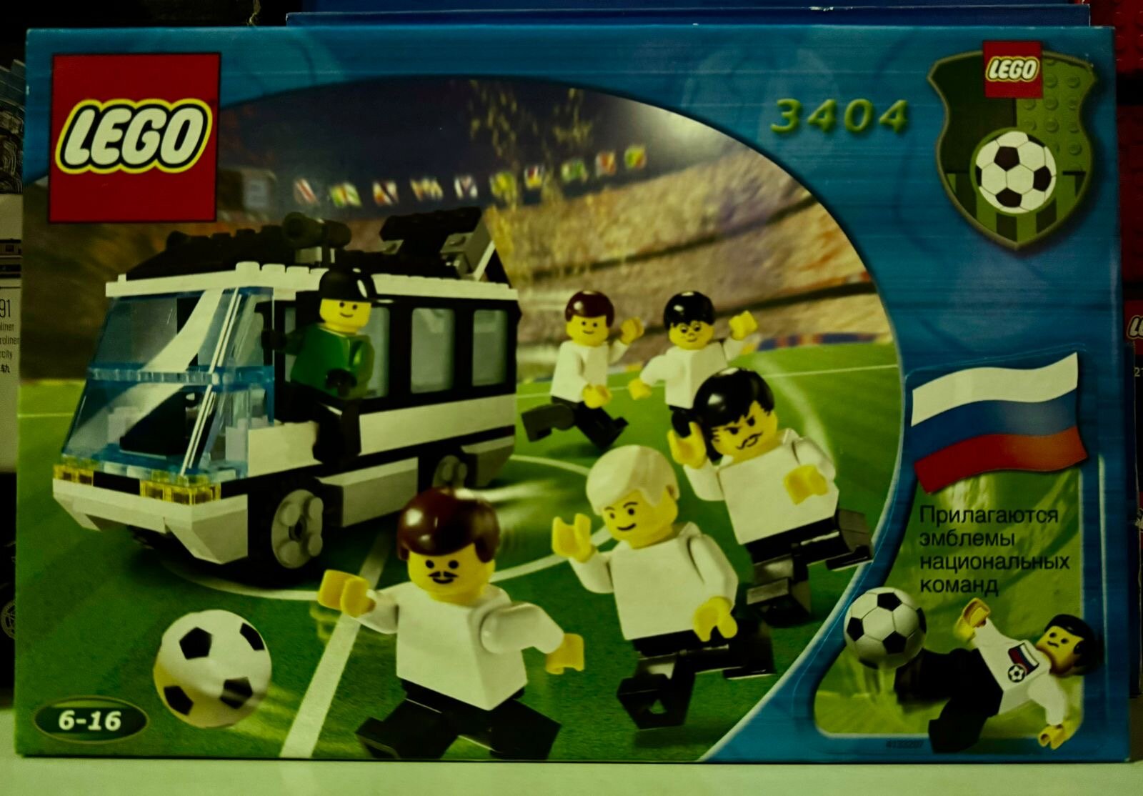 Конструктор LEGO "Black Team Bus" Sport 3404, пластик, от 6 лет