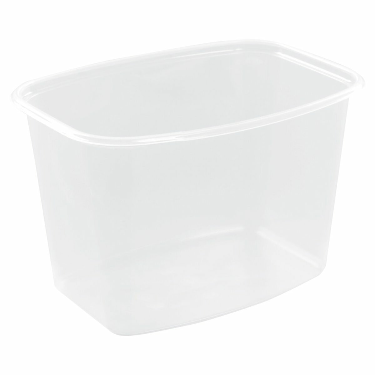 Контейнер одноразовый Юпласт, 750мл, 138х102мм, без крышки, прозрачный, 100шт. (ЮУПМ3316), 2 уп.