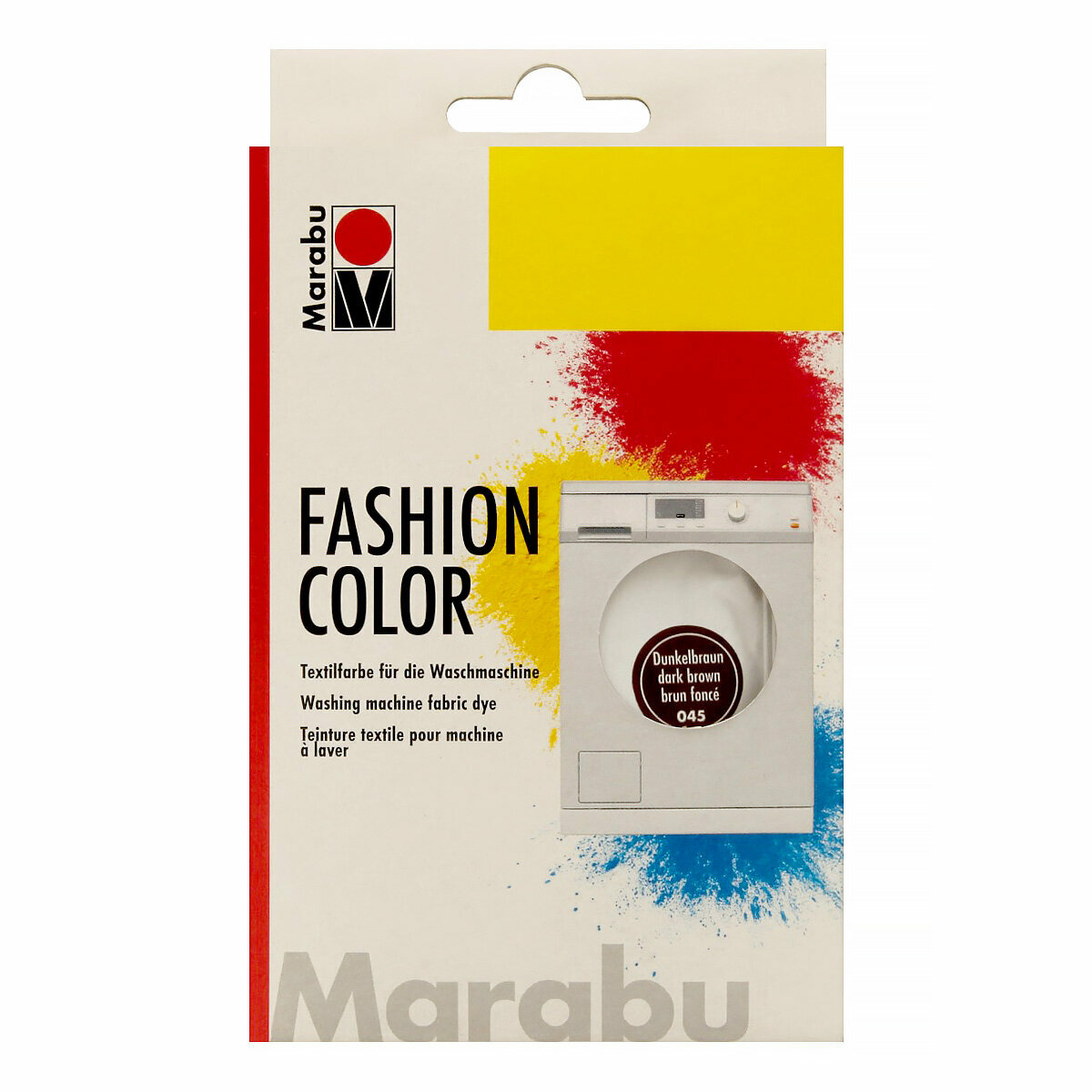 Marabu Fashion Color краситель для окраски ткани в стиральной машине 045 коричневый