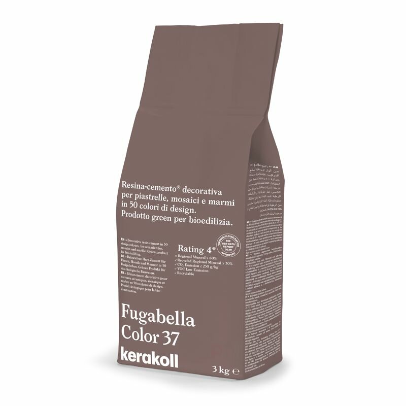 Затирка для плитки полимерцементная Kerakoll Fugabella Color (3кг) 37