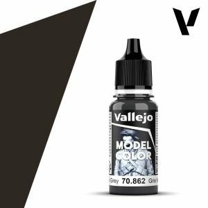 Краска 70862 Vallejo серии Model Color Black Grey (Черный Серый) 18ml