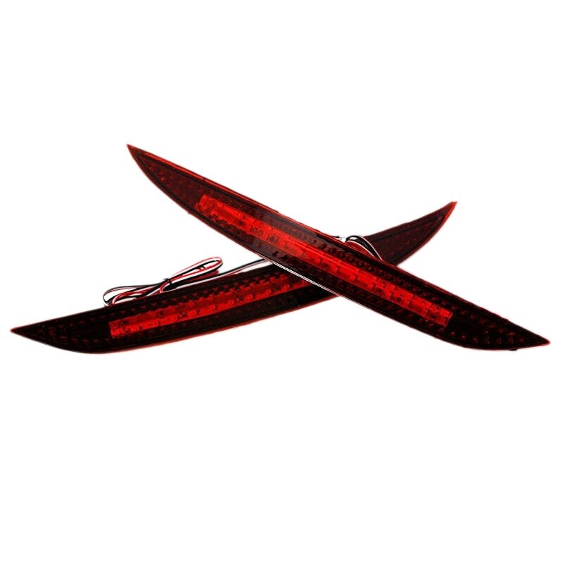 2 шт. Автомобиля красный Len Led задний бампер отражатель светодиодный стоп-сигнал задний противотуманный фонарь для Kia K3 Cerato Forte 2012-2016