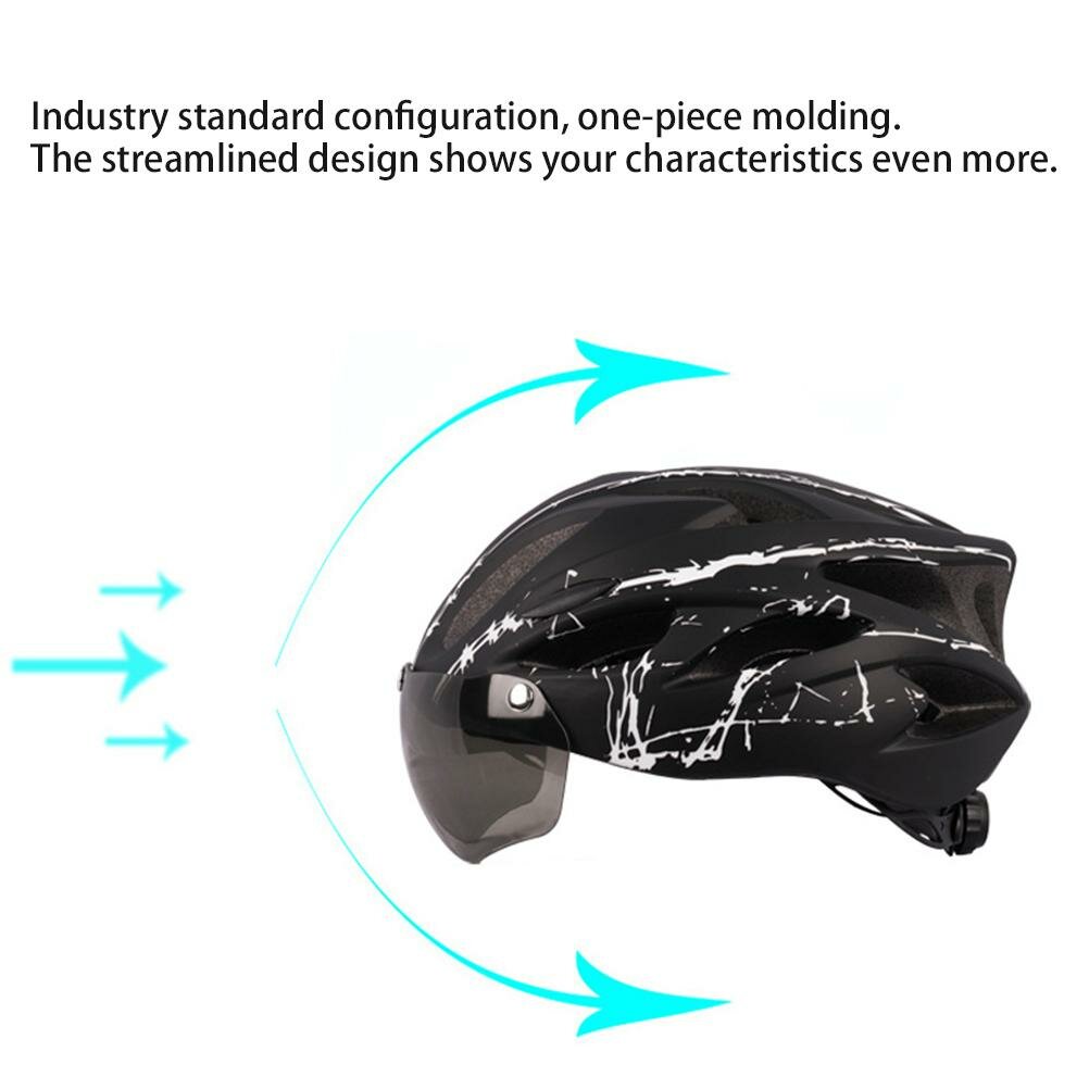 Шлем велосипедный шлем для взрослых мужчин женщин защитный шлем с магнитным козырьком
