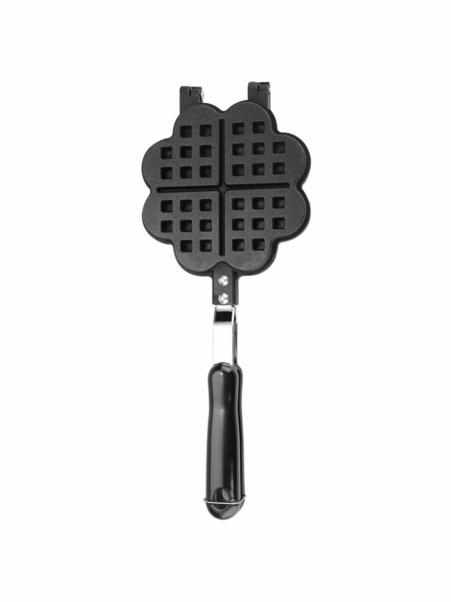 Антипригарная форма для вафельницы в форме сердца, кухонный инструмент для выпечки, легкое нажатие и отпускание для идеальных вафель, прочный и можно мыть в посудомоечной машине