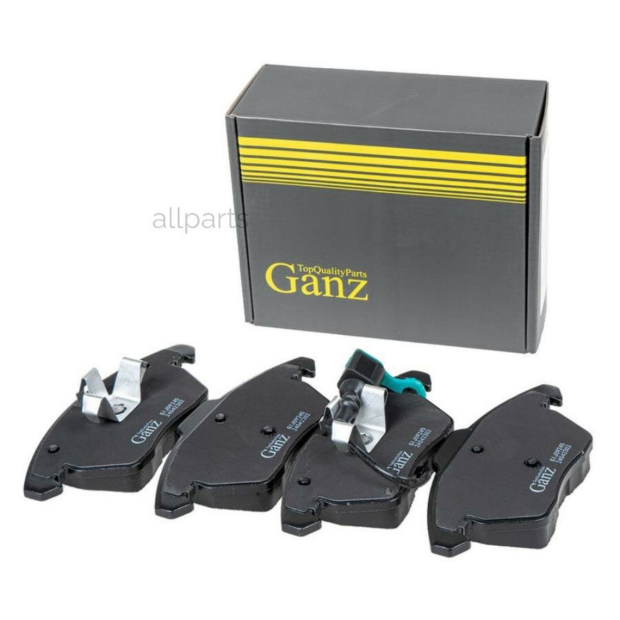 GANZ GIJ09245 Колодки тормозные передние для PEUGEOT 307 (2001-2007)/308 2007> GANZ GIJ09245