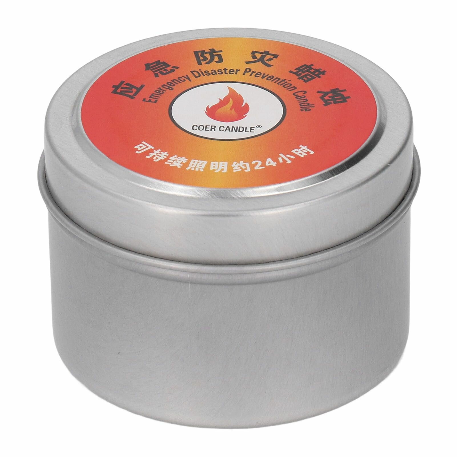 24-часовая ветрозащитная водонепроницаемая свеча выживания, яркая и бездымная, идеально подходит для кемпинга, дикой природы или домашней готовности к чрезвычайным ситуациям