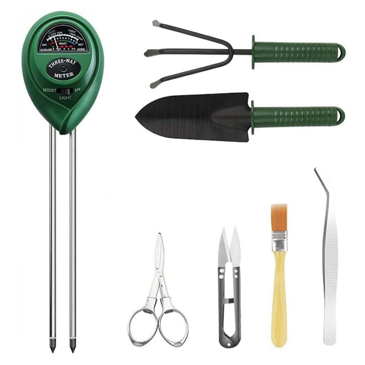 Почва Свет Влажность рН-метр Тестер Цифровой Анализатор Тестовый Детектор