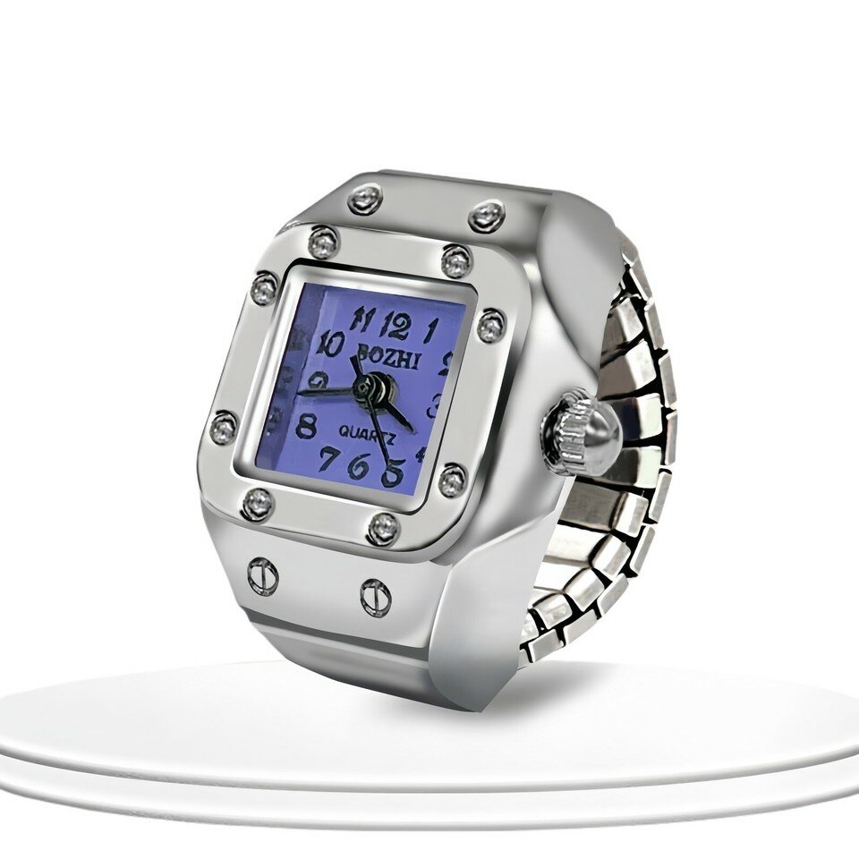 Стильные аналоговые кварцевые часы с квадратным циферблатом и эластичным ремешком, модные наручные часы для женщин и мужчин