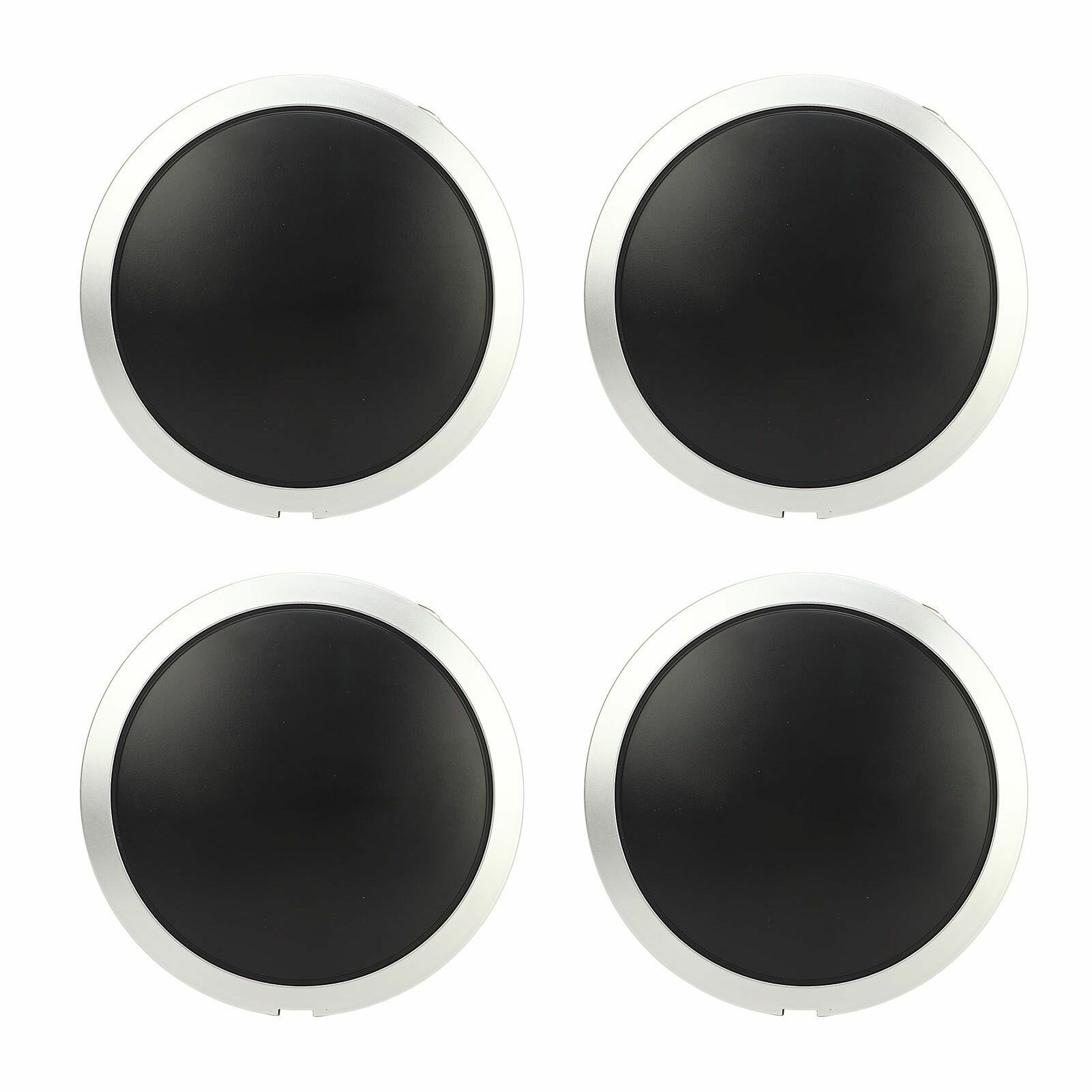 4шт хромированные колпаки 68078419AC бело-красные для FIAT 500 2007-2019