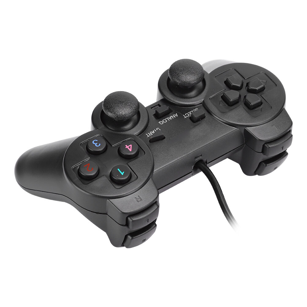 Handheld USB Wired Game Console Gaming Controller Gamepad Black for PC ComputerBlack — фото 1