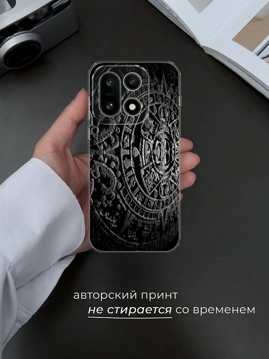 Силиконовый чехол на OnePlus 15 / Ван Плас 15 с принтом Узоры ацтеков 3 — фото 1