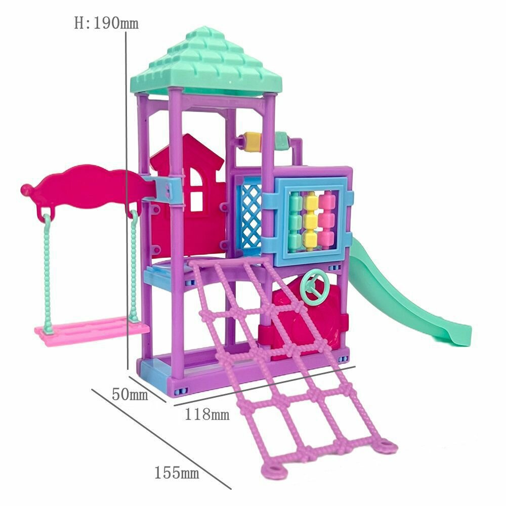 1 Комплект кукольной горки в масштабе 1:12, аксессуары для куклы Сестры Барби Келли